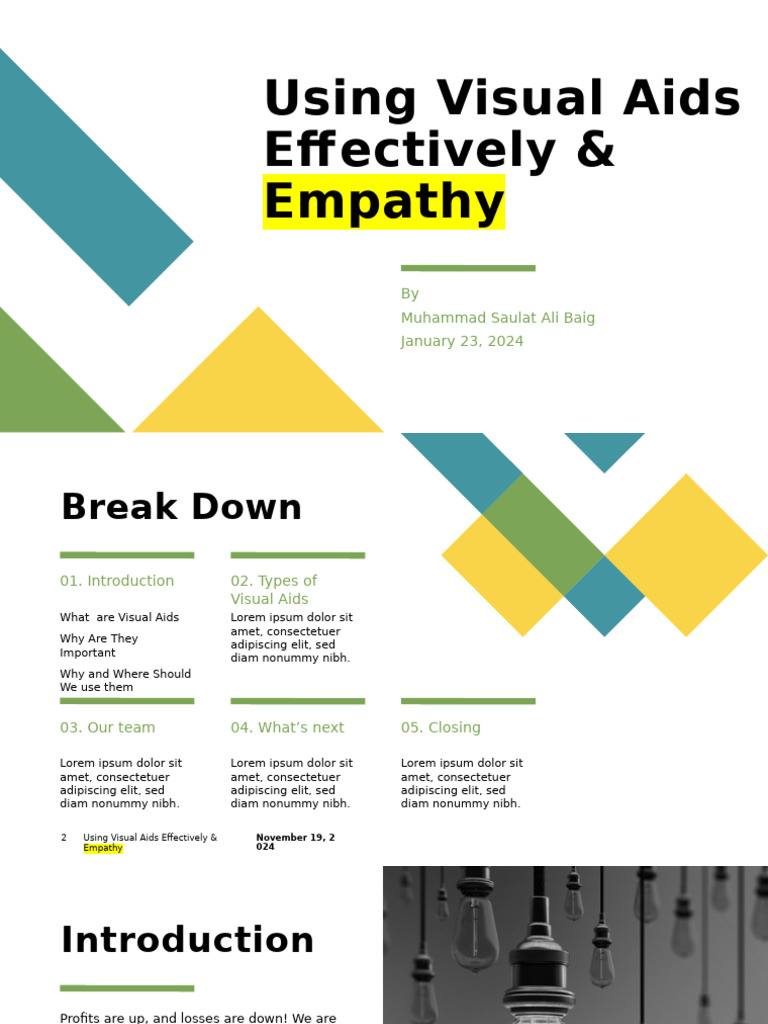 Using Visual Aids Effectively & Empathy | PDF | Economies