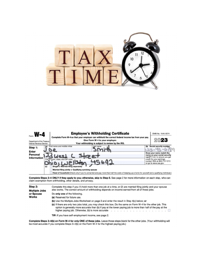 Assignment - Tax Forms | PDF | Irs Tax Forms | Income Tax In The United ...