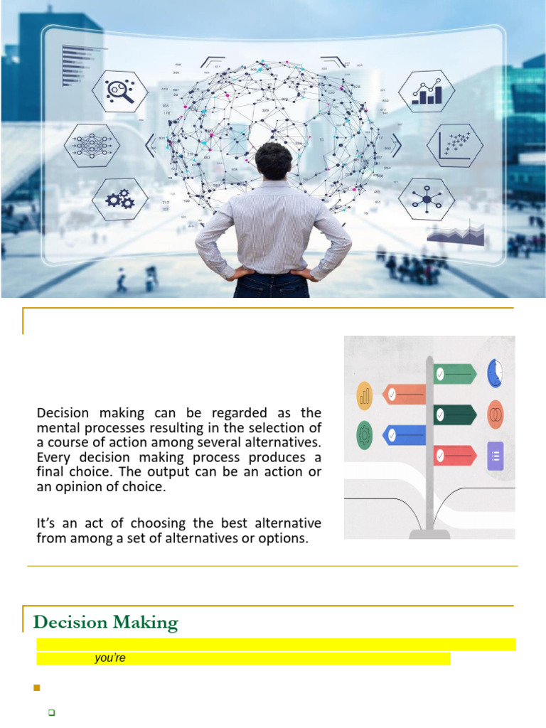 Decision Making in Management | PDF | Decision Making | Cognition