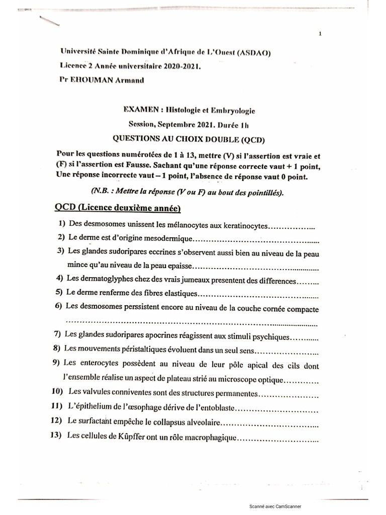 Histo Embryo L2 | PDF