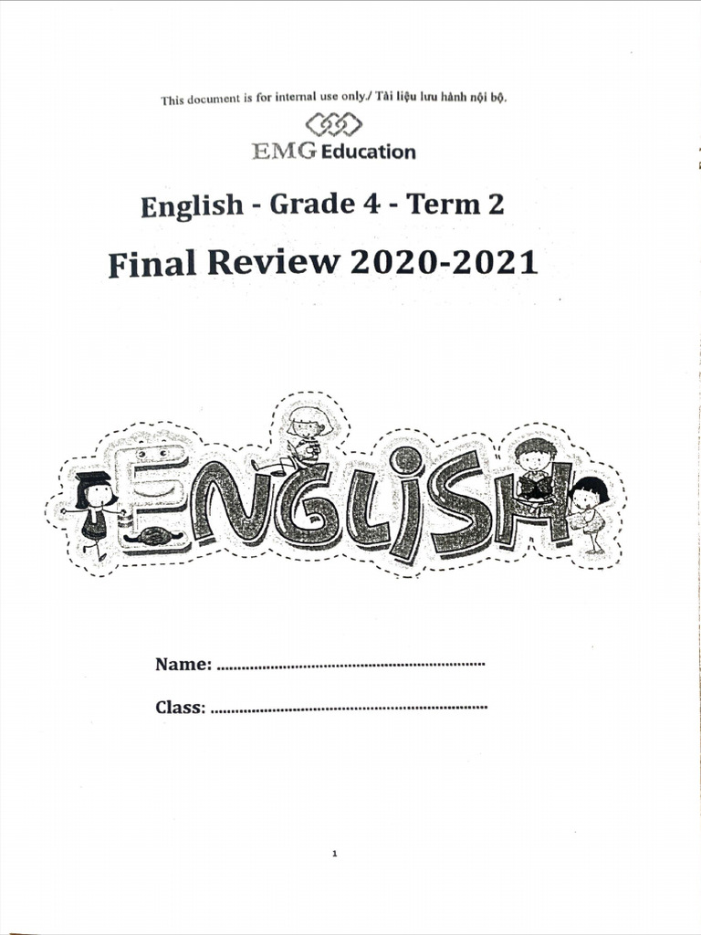 Grade 4 - English Revision - Term 2 | PDF