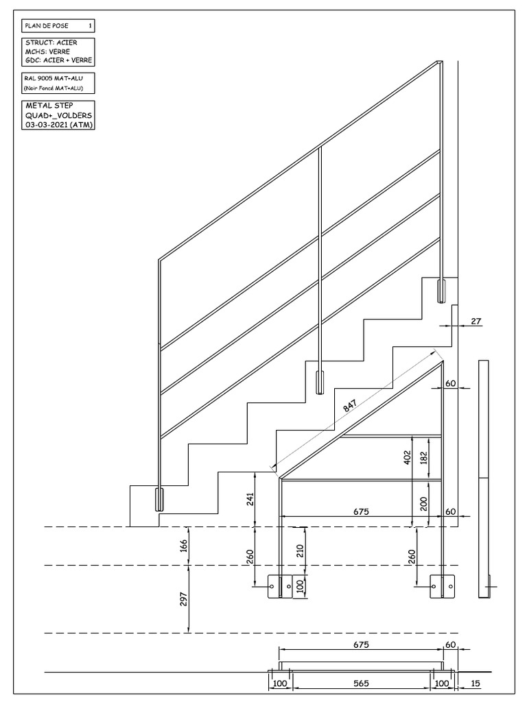 Metalstep Quad+ Volders (Atm) Plan de Pose 1 | PDF
