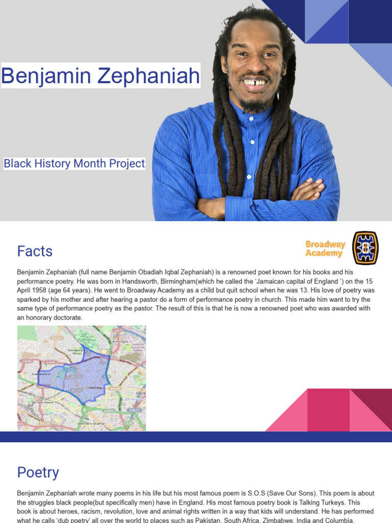 Benjamin Zephaniah | PDF | Poetry