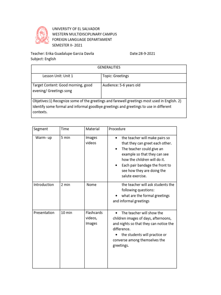 lesson2 | PDF | Learning | Human Communication