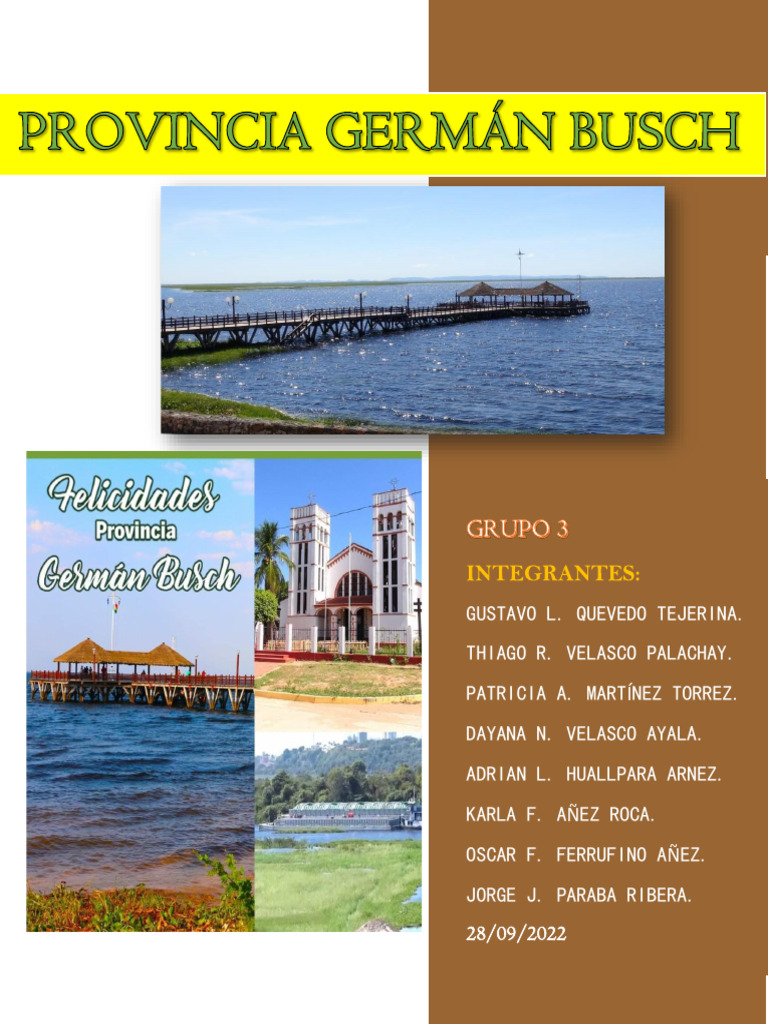 Proyecto Prov. German Busch | PDF