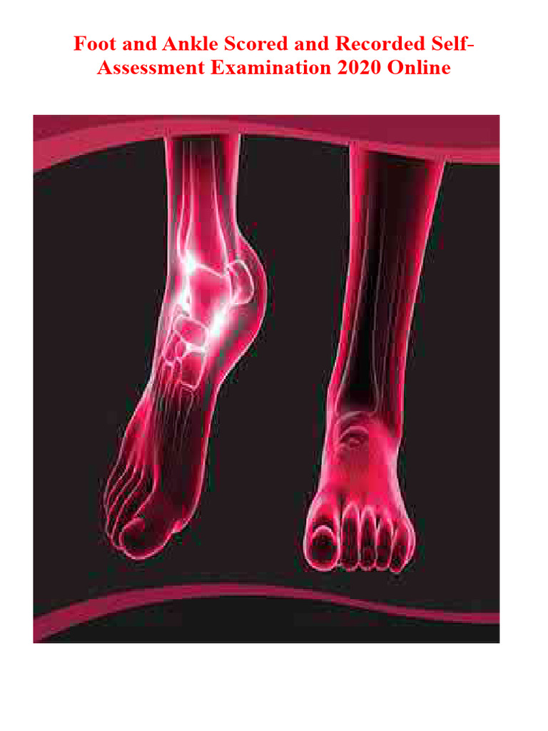 Foot and Ankle Surgery Exam Questions | PDF | Foot | Toe