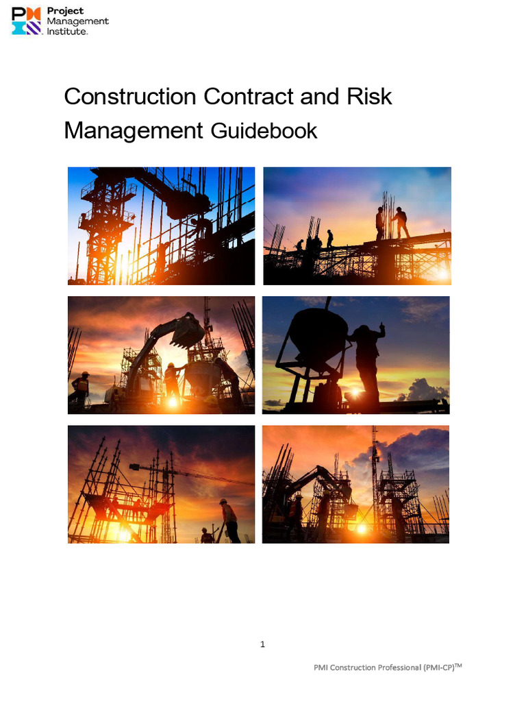 Construction Contract and Risk Management Guidebook | PDF | Request For ...
