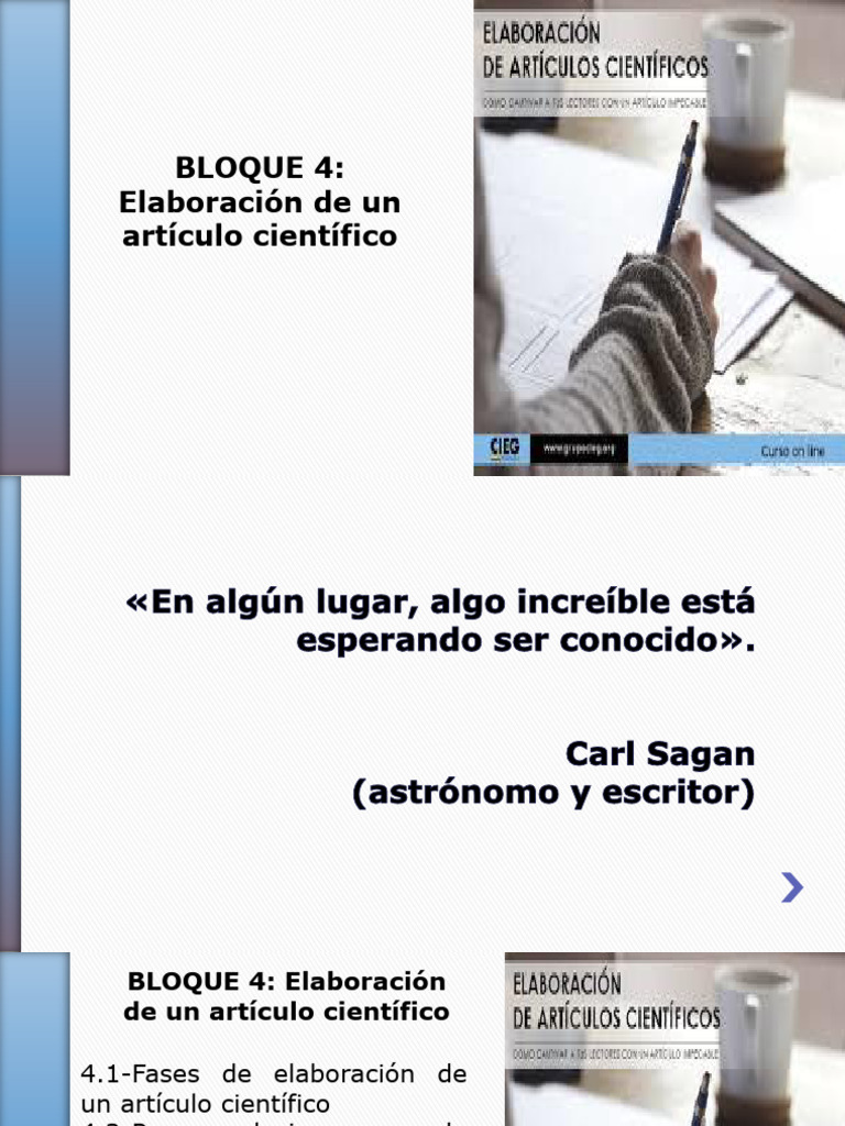 Bloque 4 | PDF | Publicación Académica | Conocimiento