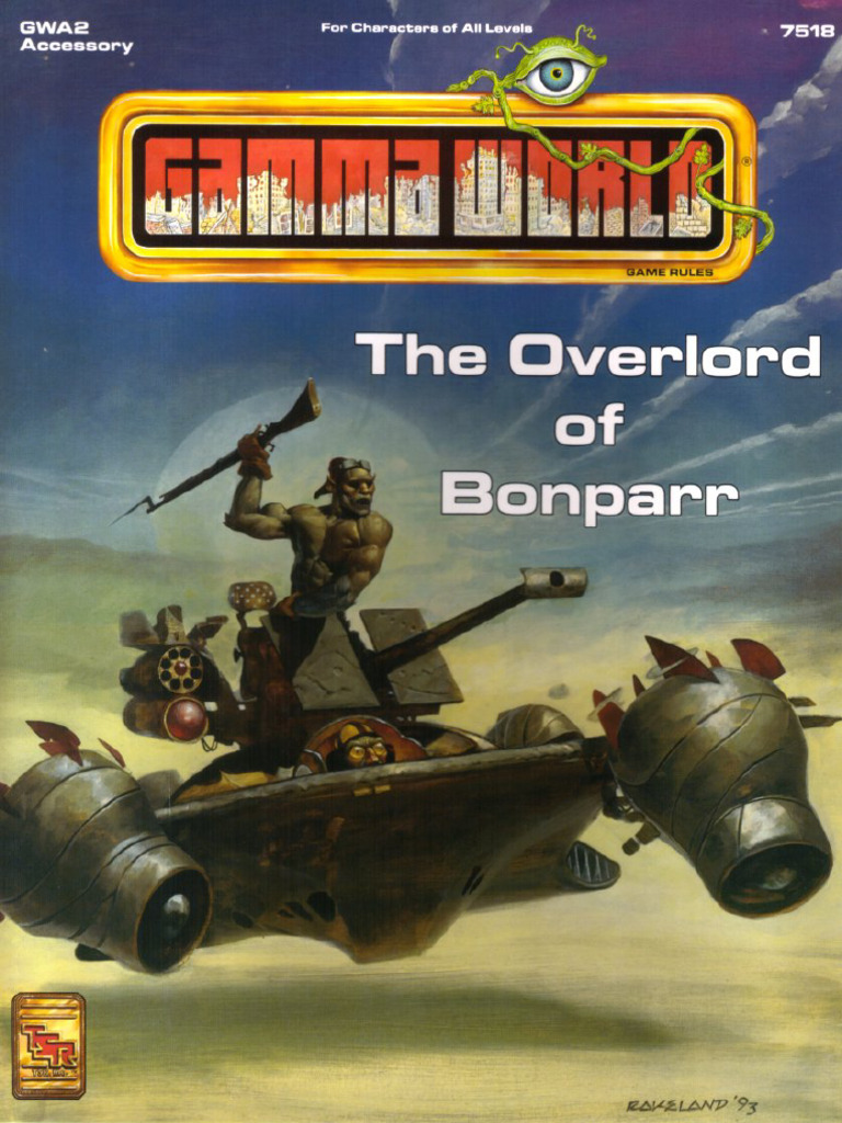 Gamma World - Bonparr - Maps & Tables | PDF