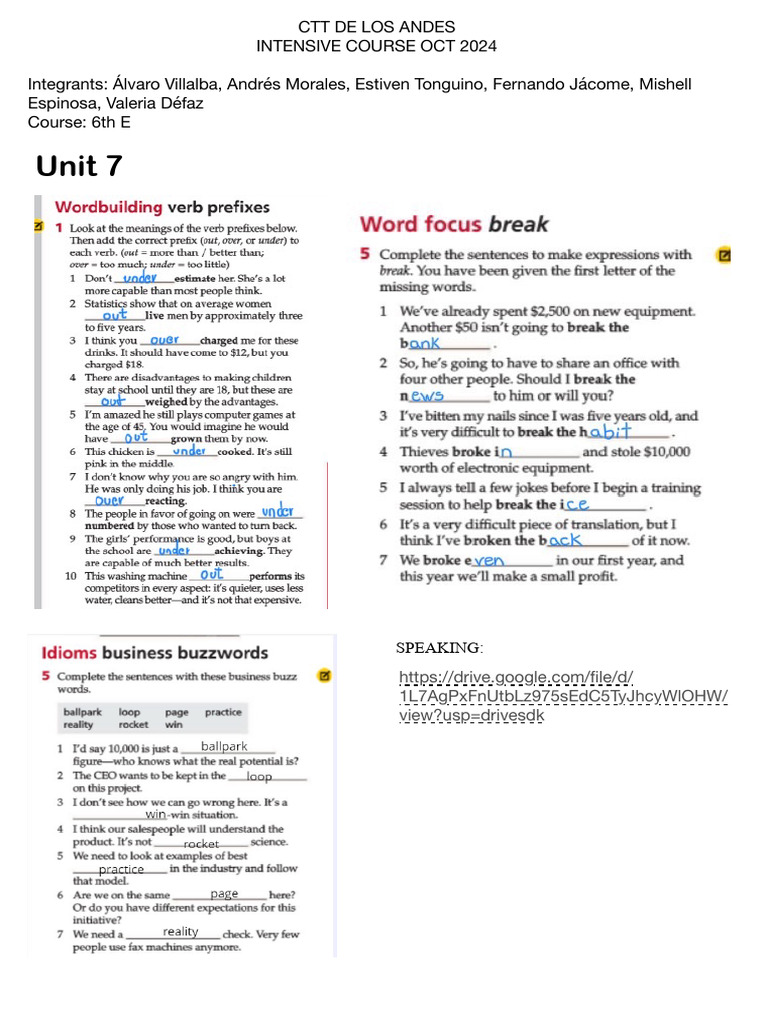 Homework Unit 7 | PDF