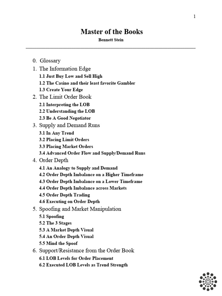 Mastering Order Book Trading Strategies | PDF | Order (Exchange) | Card ...