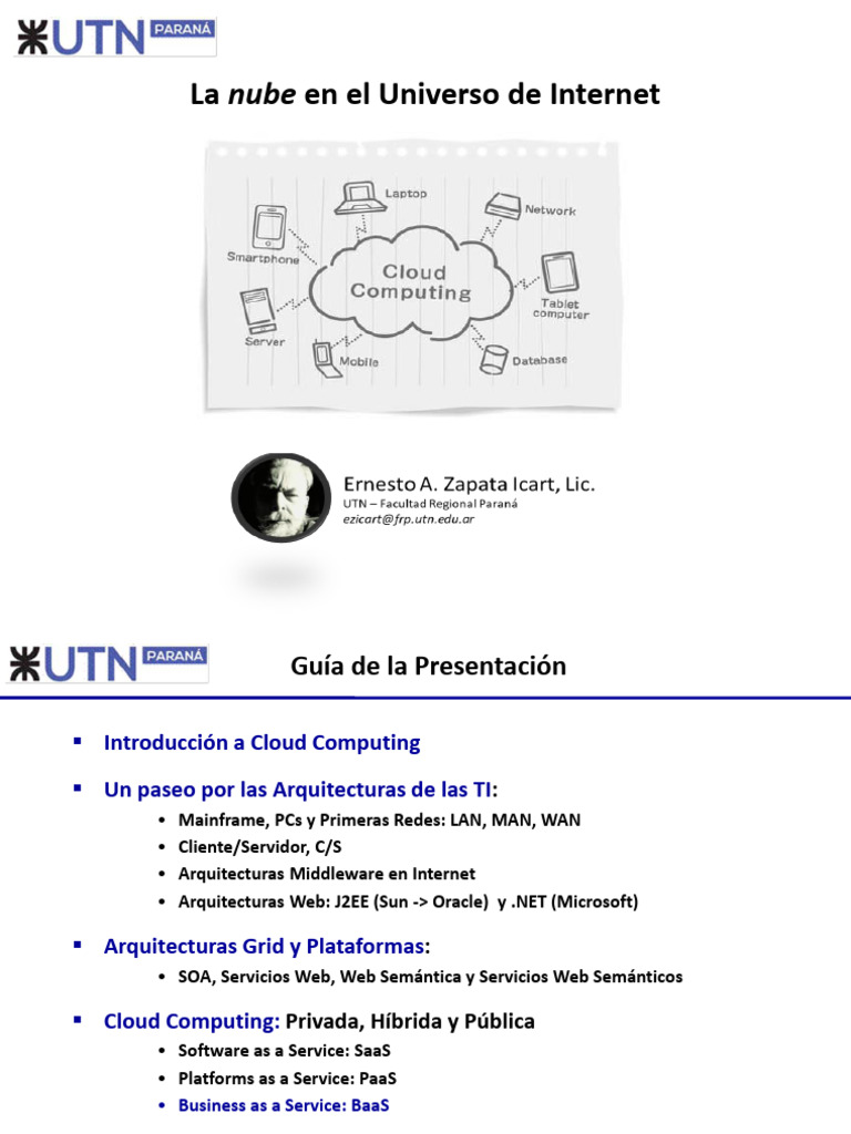 UT1 Introduccion Arquitectura Web | PDF | Computación en la nube ...