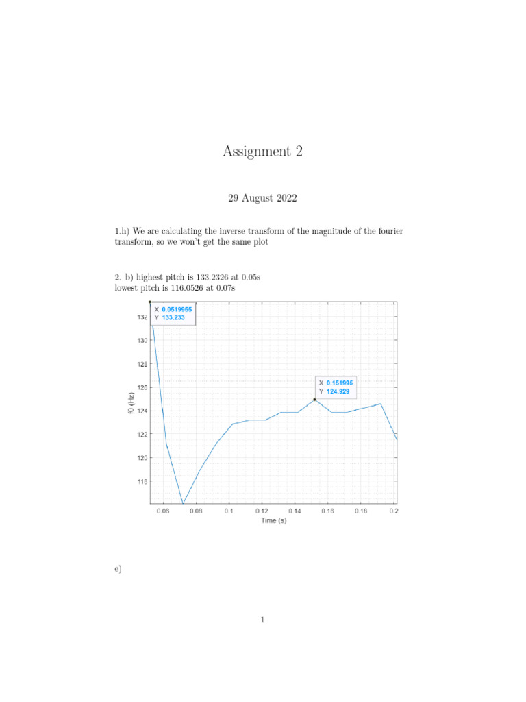 SSP A2 | PDF | Autocorrelation | Algorithms