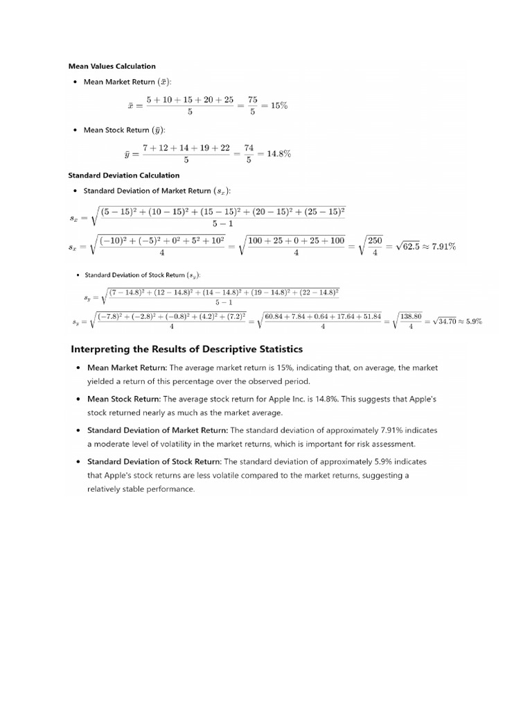 Linear Regression Model Exercice 1 Solution | PDF