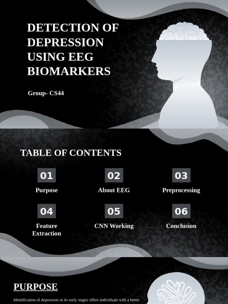 Depression Detection Using EEG Biomarkers | PDF | Electroencephalography | Cognitive Science