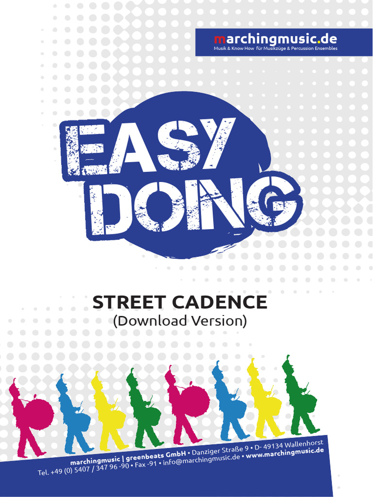 EASY DOING - Street Cadence-1-9-1 | PDF