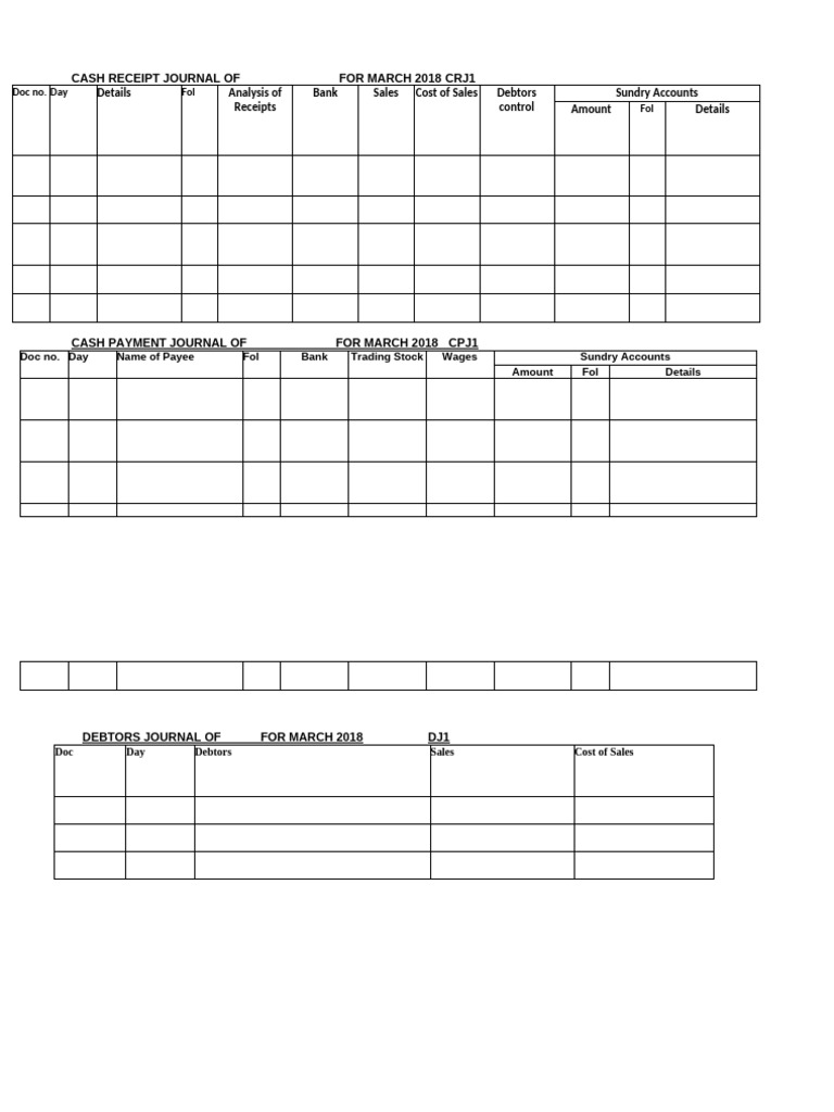 CRJ, CPJ, DJ Template | PDF