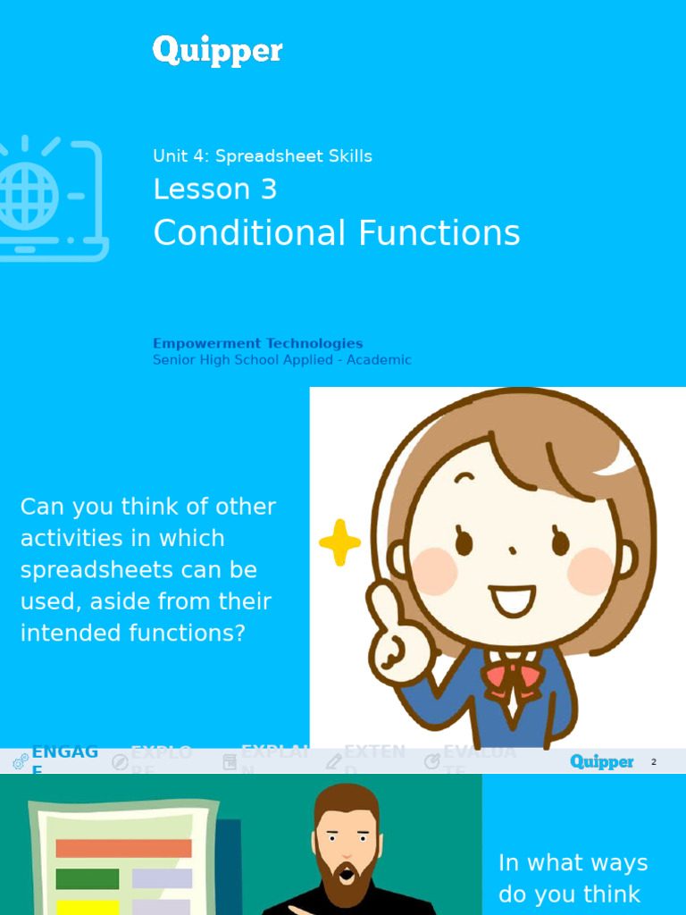 Unit 4 Lesson 3 | PDF | Spreadsheet | Function (Mathematics)