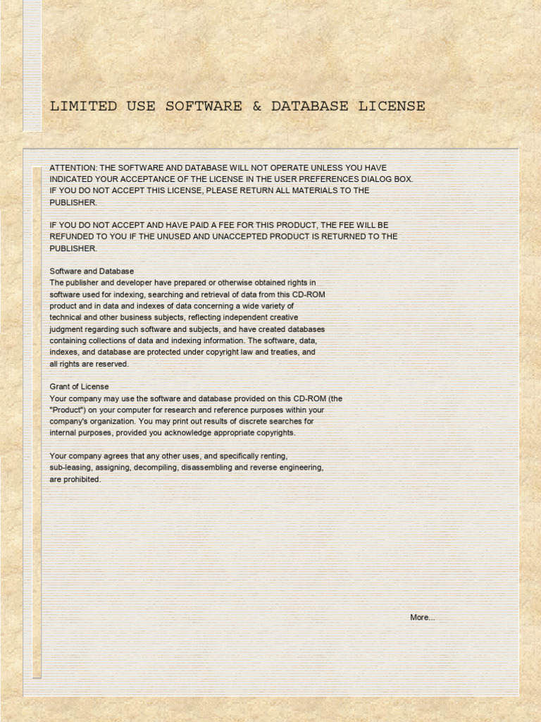 License | PDF | Legal Liability | License