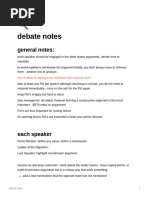 Proposition and Opposition Debate Guide | PDF | Argument | Epistemology