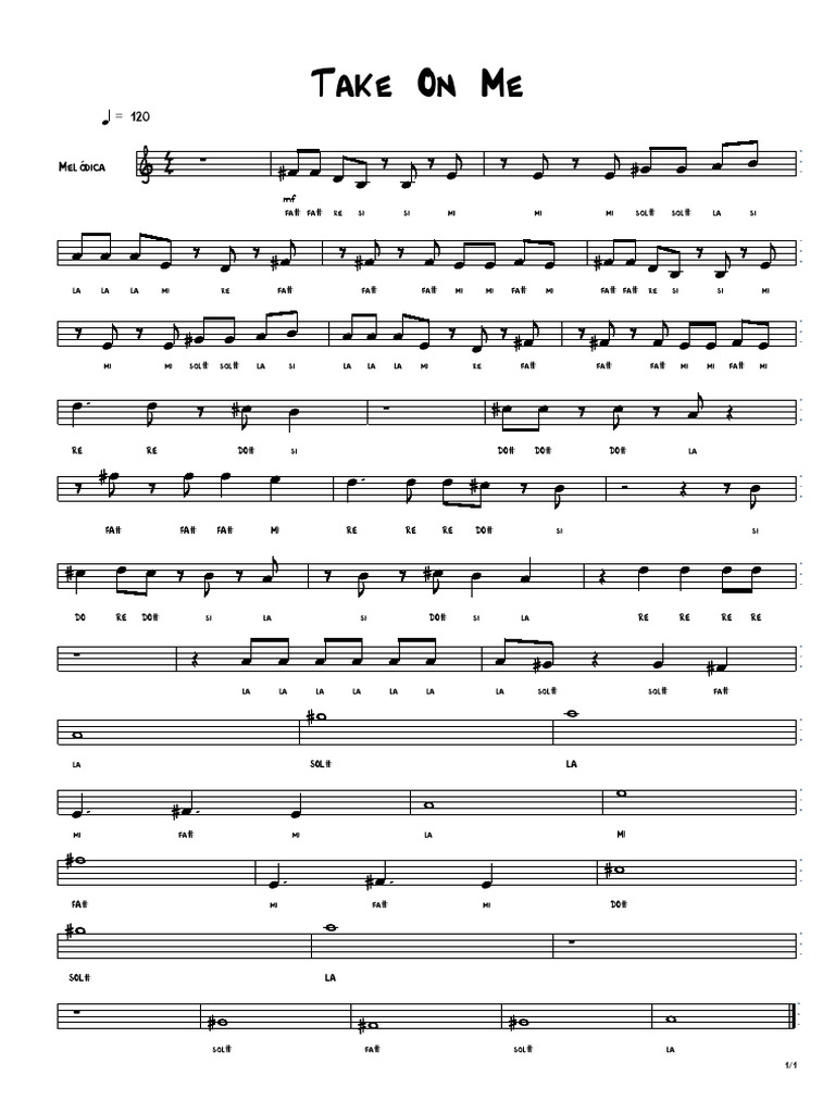 Take On Me | PDF