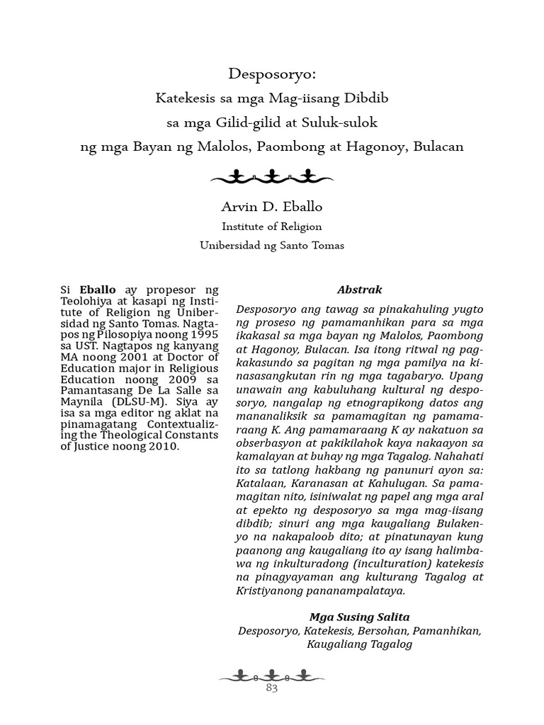 HASAAN Journal Tomo I 2014 107 129 | PDF