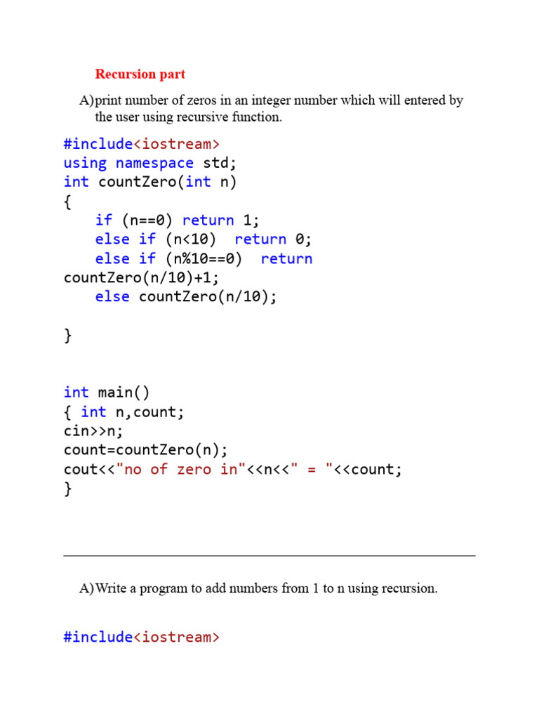 Sheet3 (Recursive&Pointers) | PDF | Pointer (Computer Programming) | Namespace