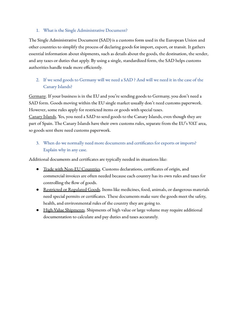 Administrative Documents Questions | PDF