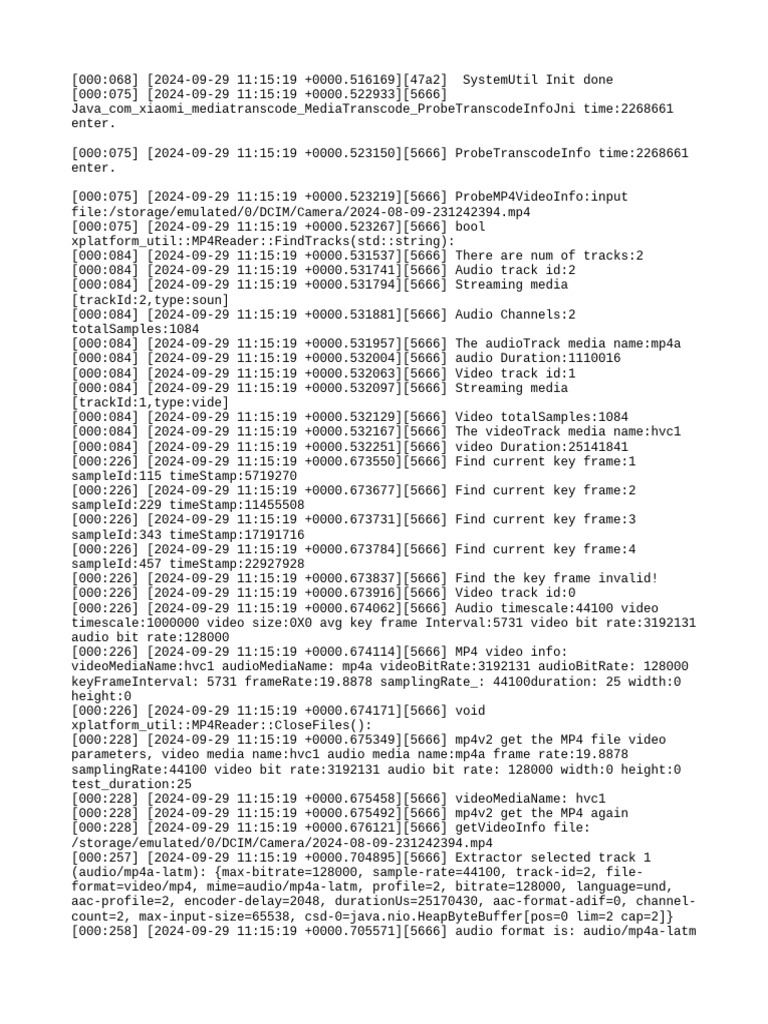 Trace | PDF | Codec | Computer File Formats