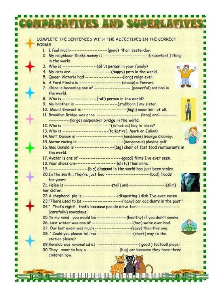 Comparative of Adjetives | PDF