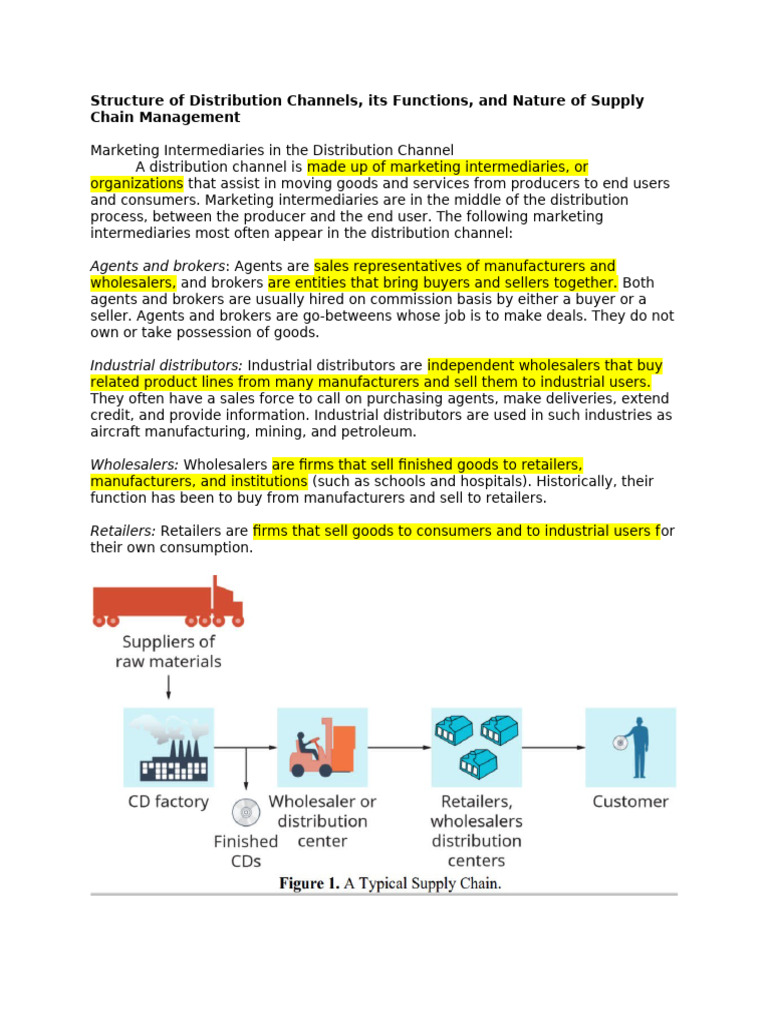 Topic 3 Structure of Distribution Channels | PDF | Retail | Logistics