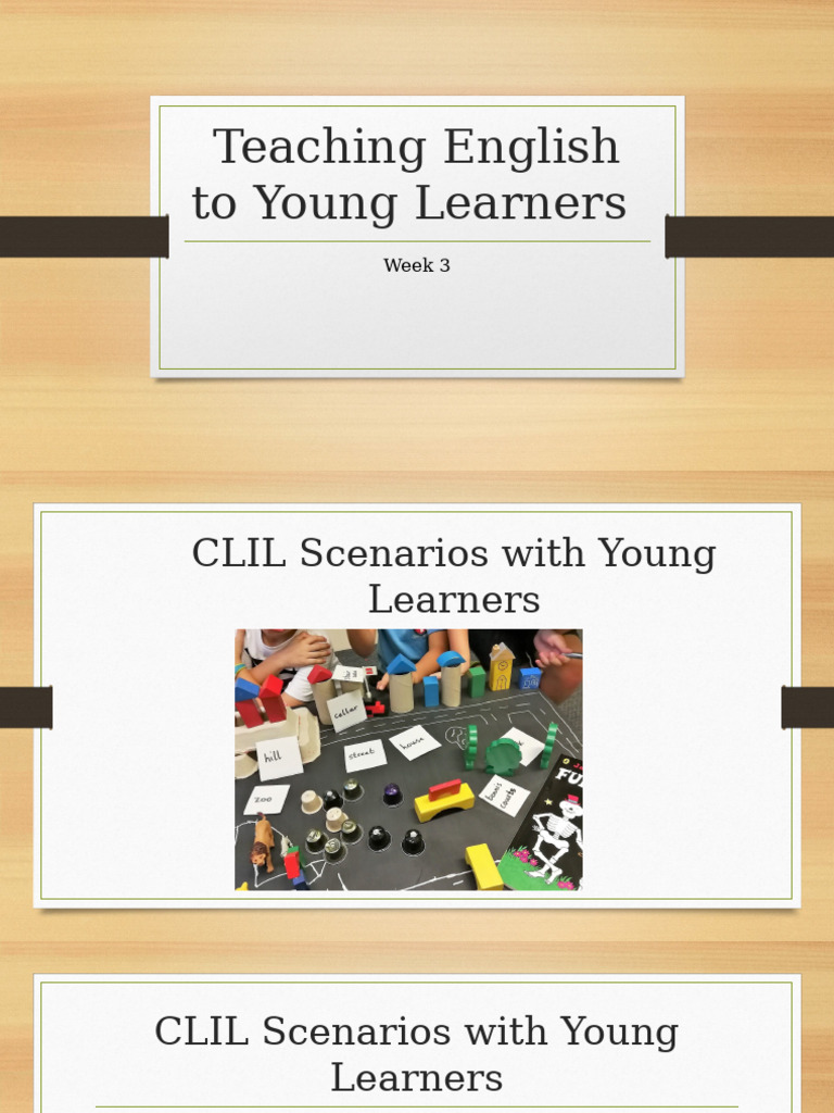 ELT Teaching English To Young Learners Week 4 | PDF | Learning | Teachers