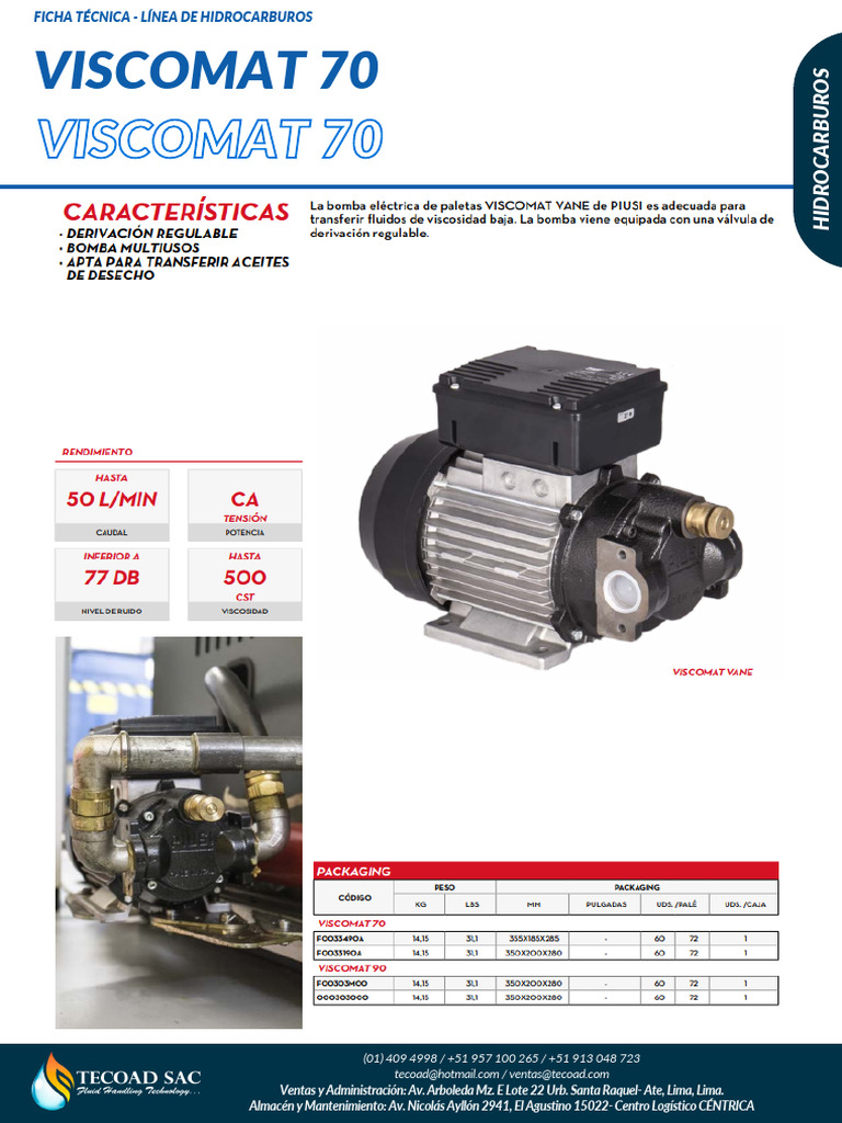 Viscomat 70 | PDF | Negocios | Hogar y jardín