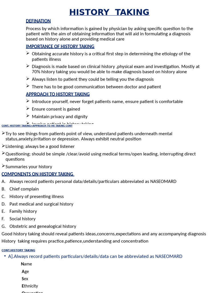 History Taking and Physical Exam | PDF | Pulse | Blood Pressure