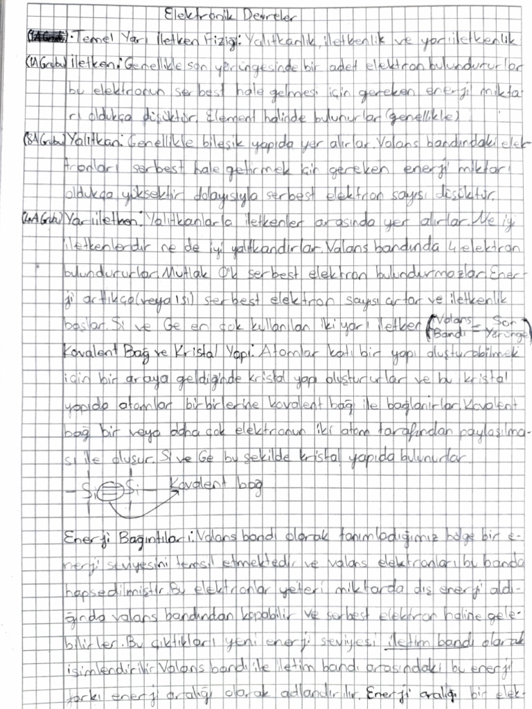 Elektronik Devreler 1 | PDF