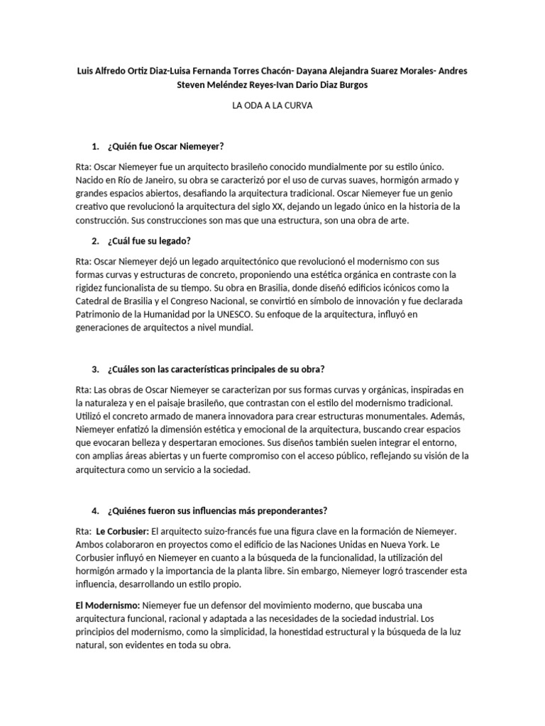 La Oda A La Curva | PDF | Diseño arquitectonico | Arquitectura