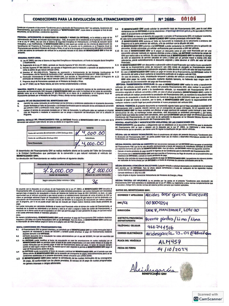 6 Formato de Devolucion | PDF