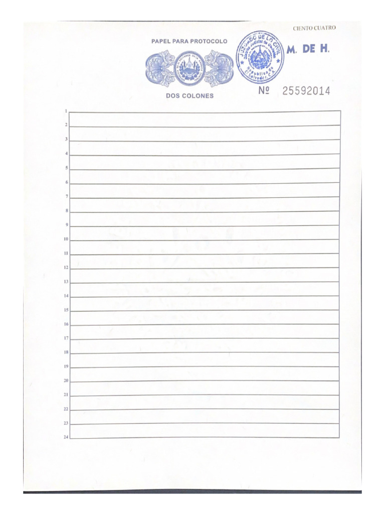 Papel para Protocolo | PDF