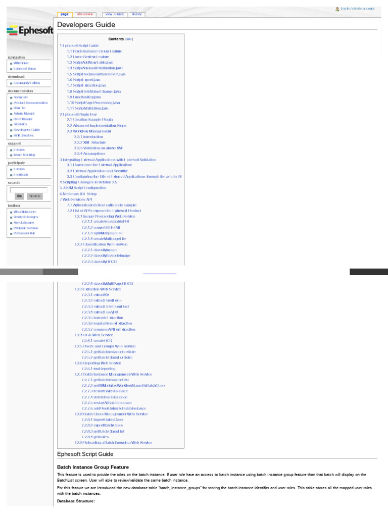 Ephesoft_com_wiki_Developers_Guide | PDF | Xml | Html Ephesoft_com_wiki_Developers_Guide | PDF | Xml | Html