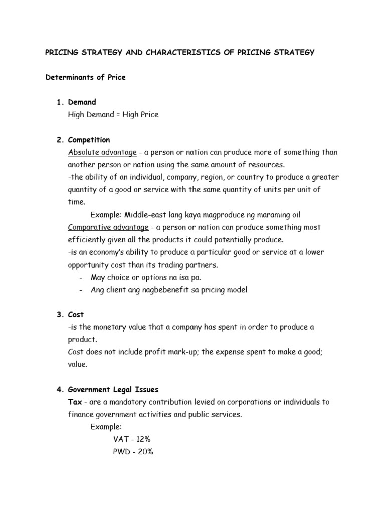 Key Pricing Strategies Explained | PDF | Pricing | Prices