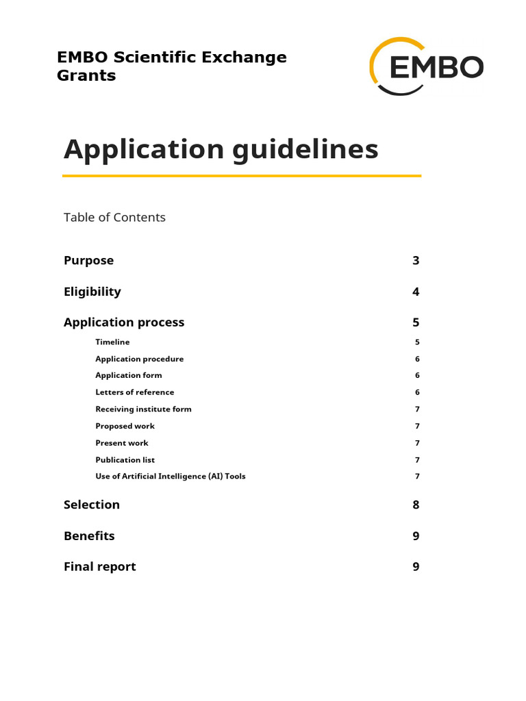 SEG Guidelines For Applicants | PDF | Artificial Intelligence ...
