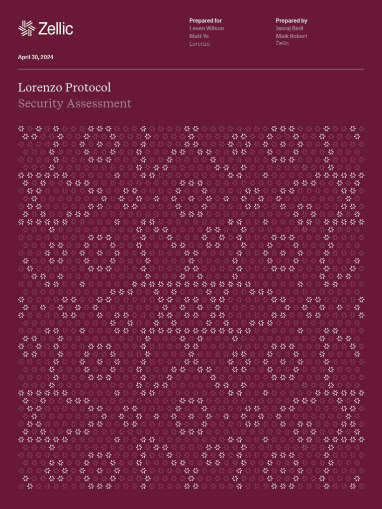 Lorenzo Protocol - Zellic Audit Report | PDF | Bitcoin | Computing