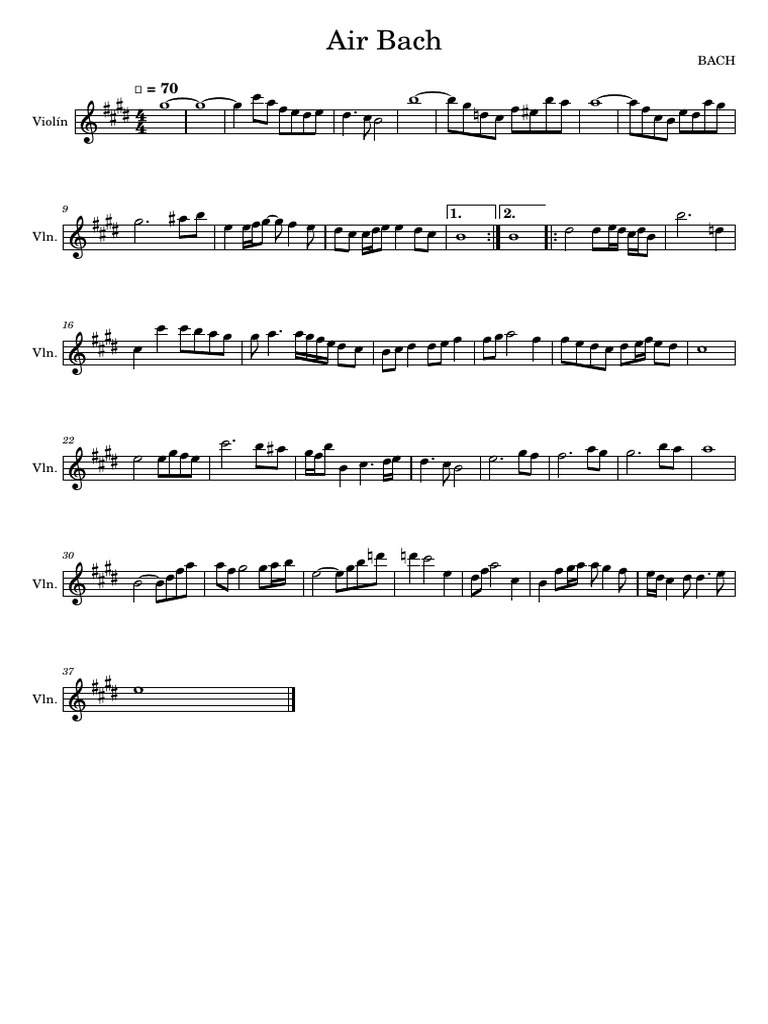 AIR Bach | PDF