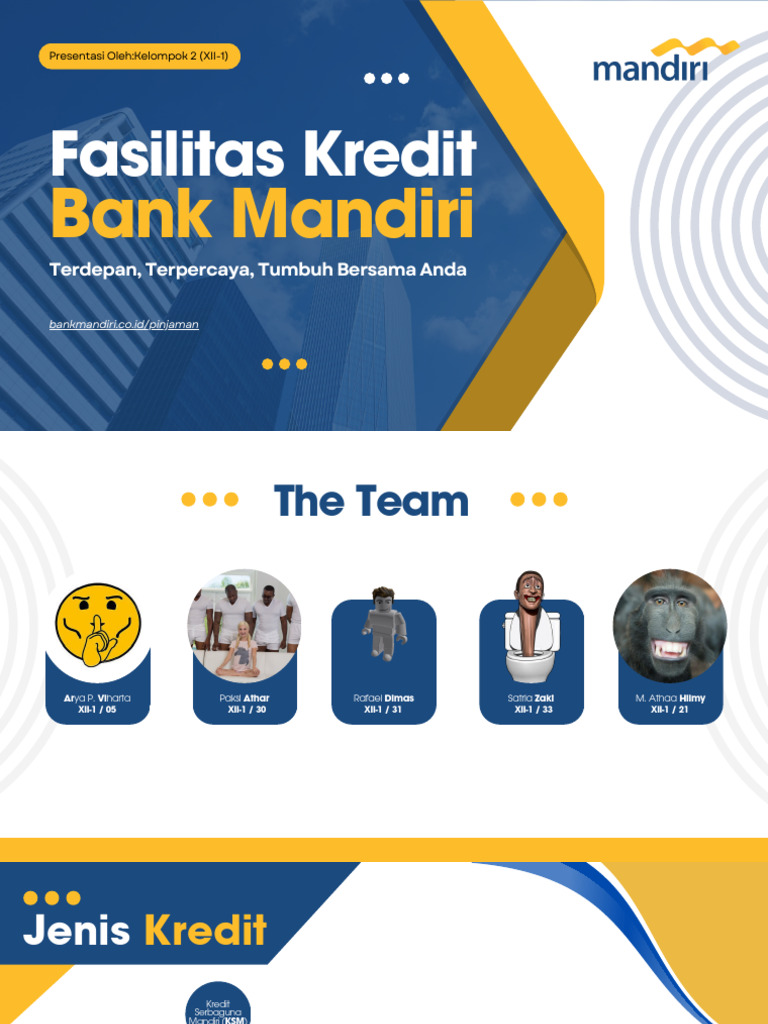 Kredit Bank Mandiri | PDF | Pengelolaan Keuangan & Uang