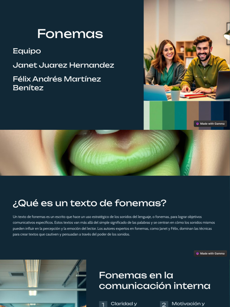 Fonemas | PDF | Las emociones | Comunicación