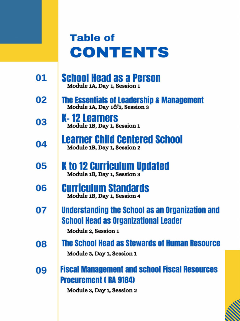 Table of Contents Portfolio Mama | PDF