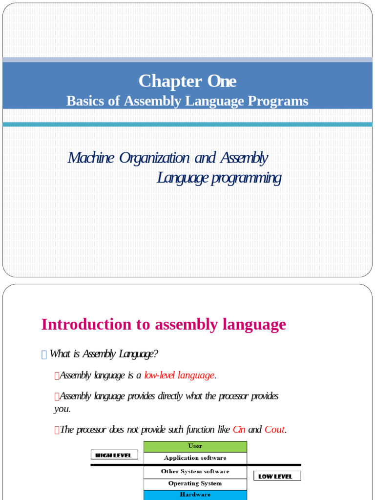 Assembly - Fundamentals of ALP | PDF | Control Flow | Assembly Language