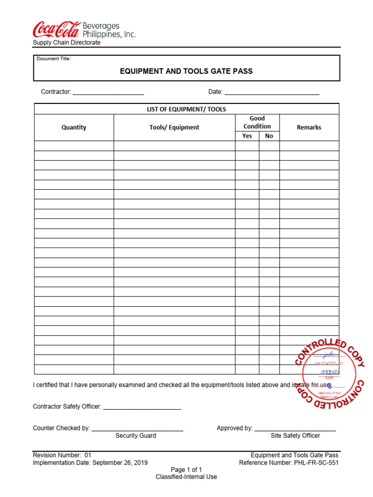 Tools and Equipment SR | PDF