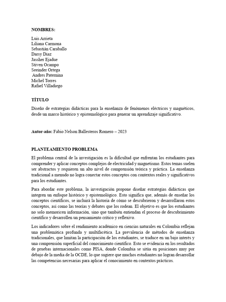 Trabajo PPI 3. FINAL | PDF | Enseñando | Aprendizaje