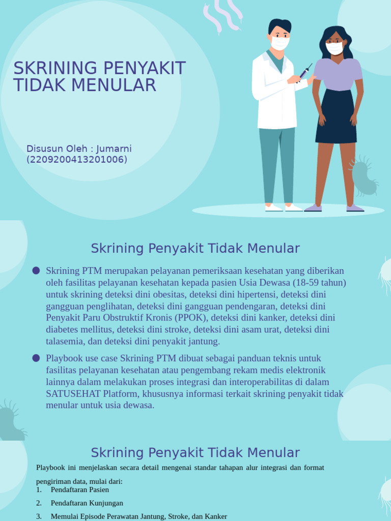 Epidemiologi Penyakit Tidak Menular. Jumarni | PDF